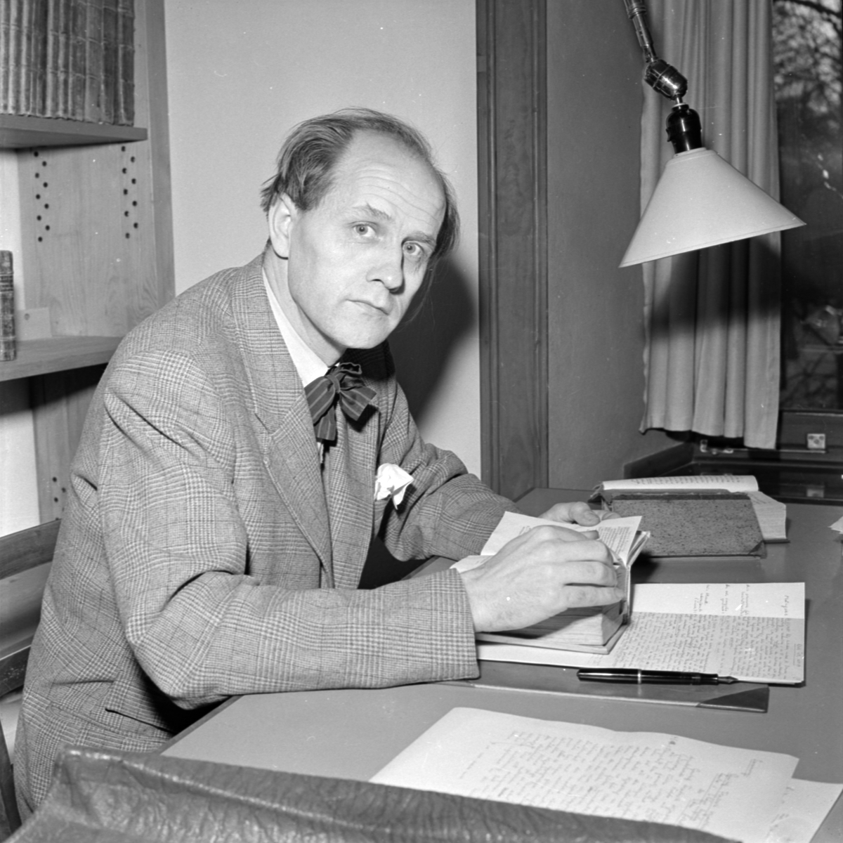 Professor Sten Lindroth, Uppsala mars 1957 - Upplandsmuseet ...