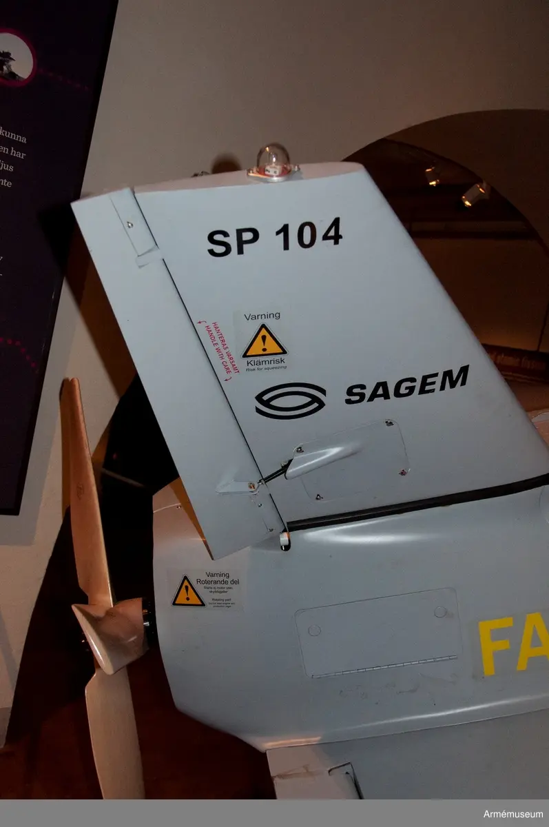 Spaningsfarkost UAV 01 - Armémuseum / DigitaltMuseum