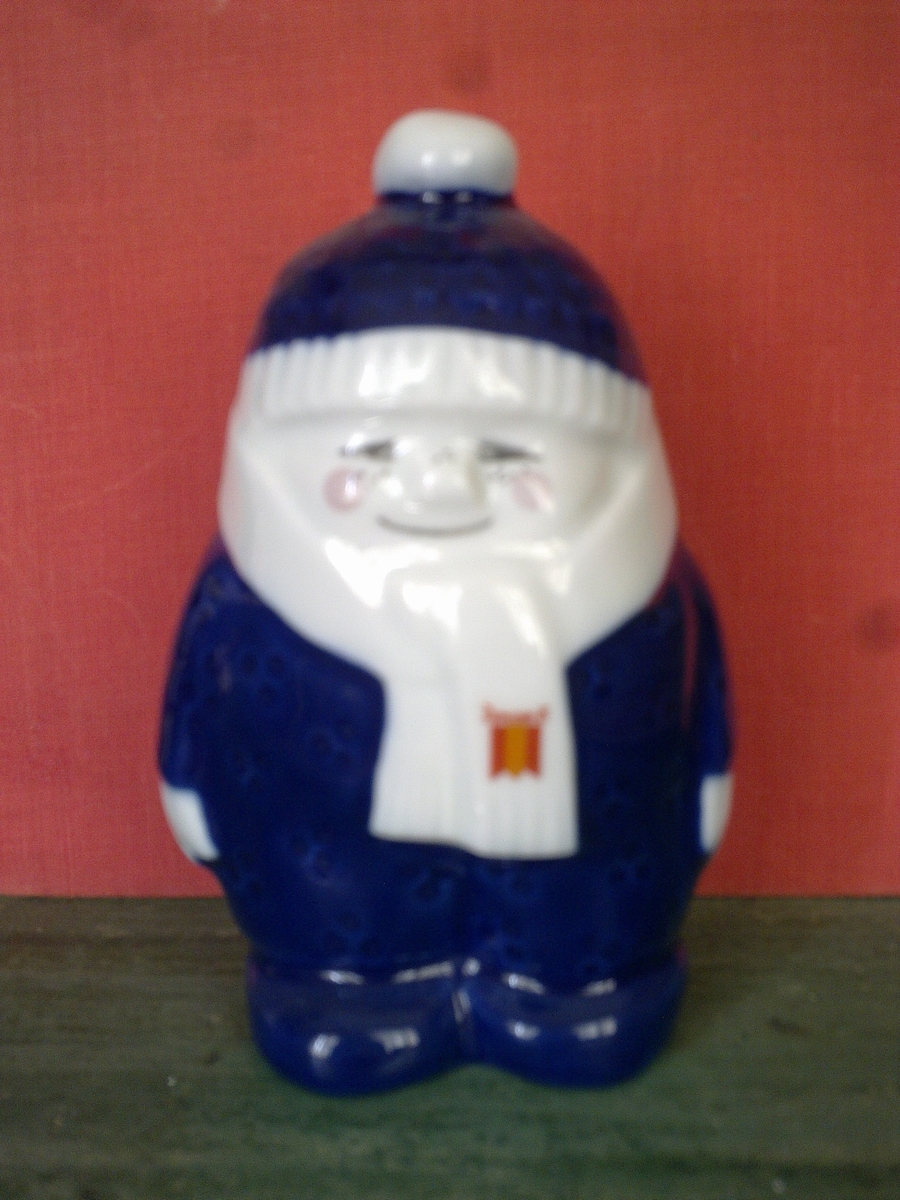 Figur av gutt - reklame Diplom Is - Telemark Museum / DigitaltMuseum