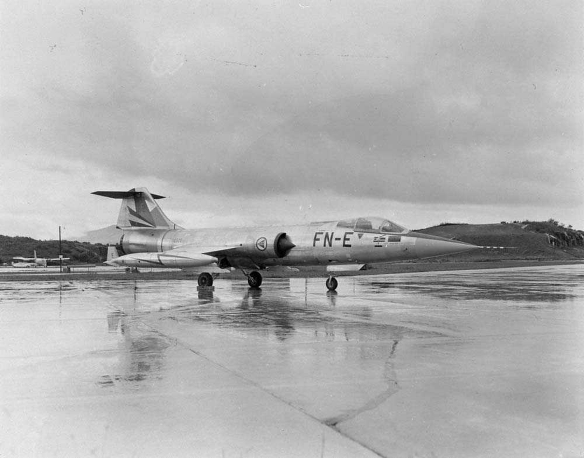 F-104G Starfighter, kjennetegn FN-E, serie nr. 61-2629, tilhørende 331 ...