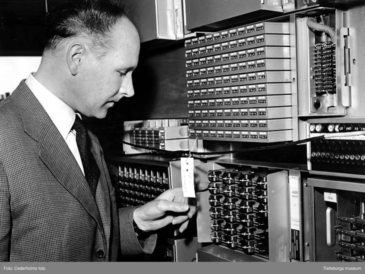 Televerket. - Trelleborgs museum / DigitaltMuseum