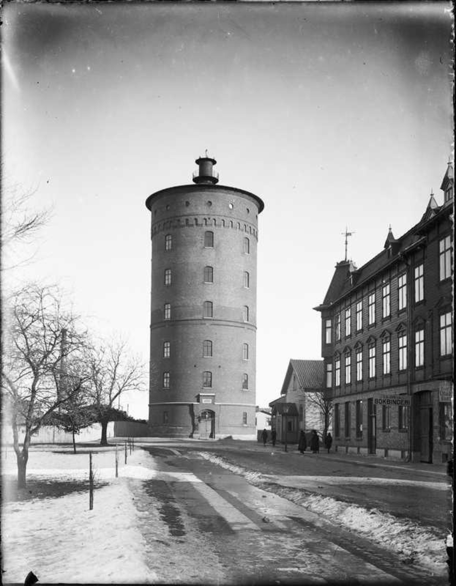 Vattentornet I Vänersborg Byggt 1882 Och Tillbyggt 1911 Foto Fr Ca