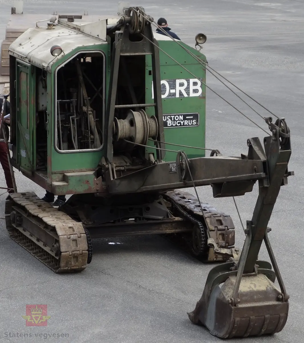 Gravemaskin - Norsk vegmuseum / DigitaltMuseum