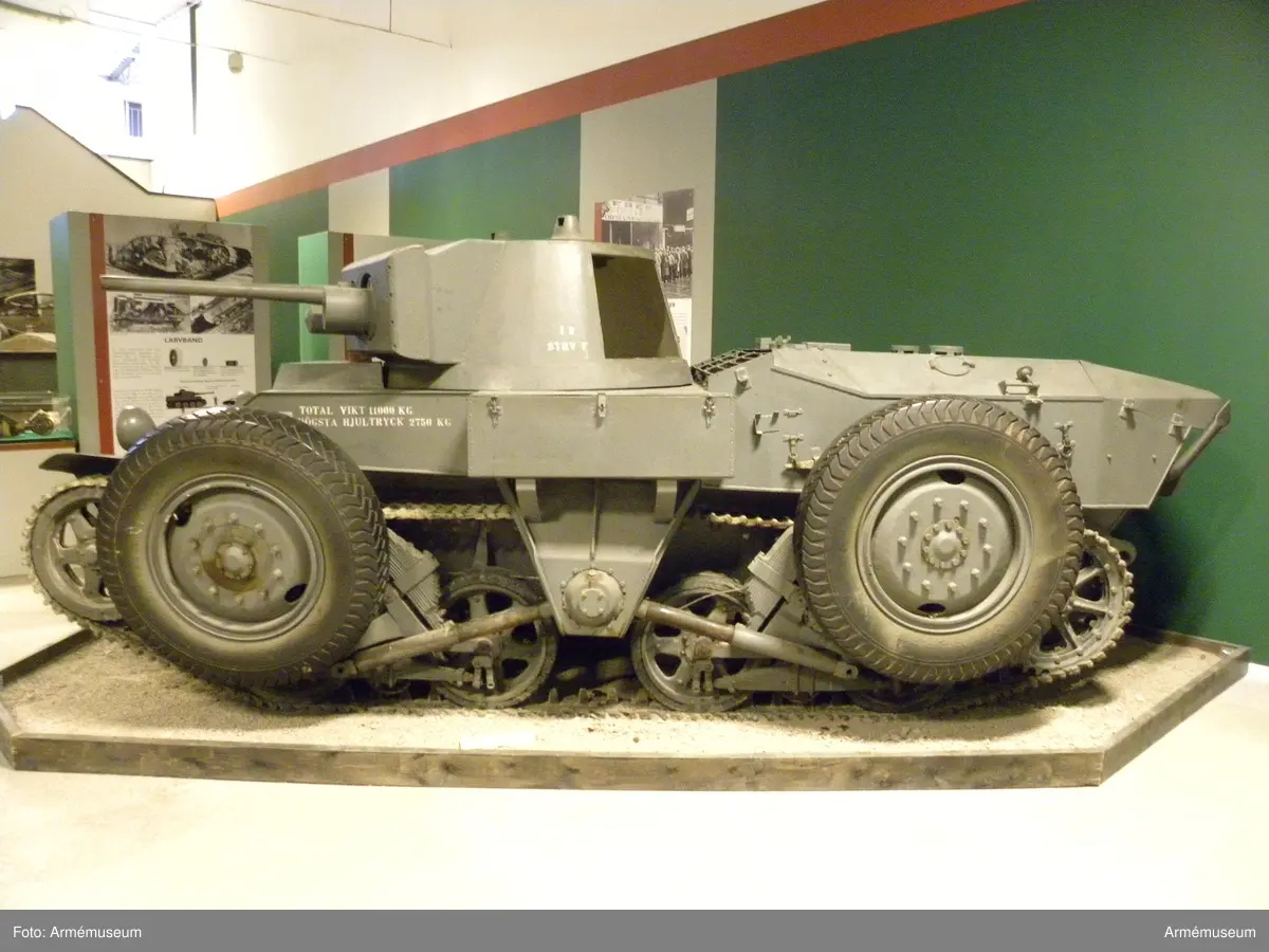 Stridsvagn fm/1931 HB - Armémuseum / DigitaltMuseum