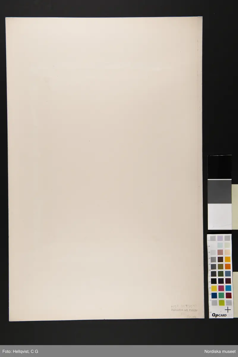 Flicka i dräkt. Akvarell av C.G. Hellqvist - Nordiska museet ...