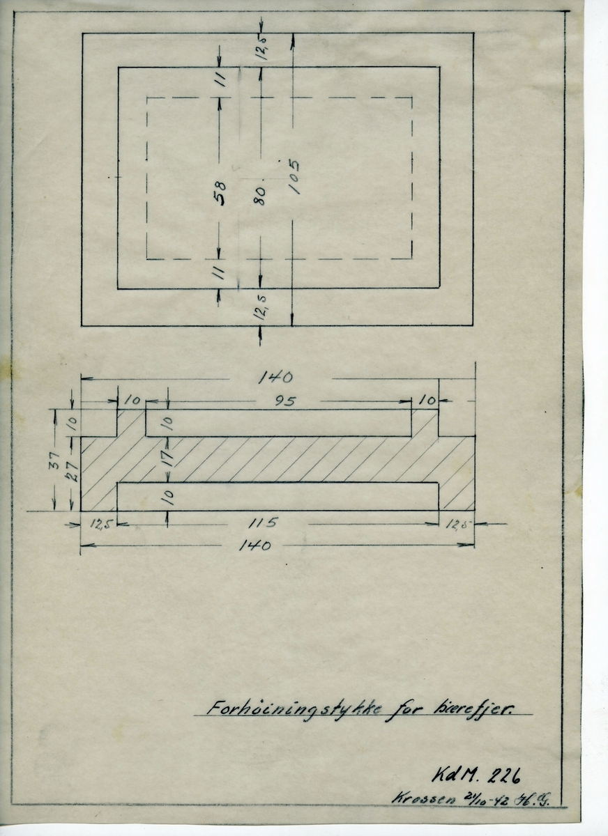 Arbeidstegning - Vest-Agder-museet / DigitaltMuseum