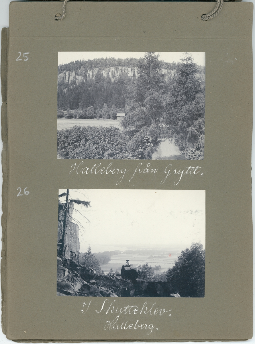 Fotoalbum. "Fröken Anna Ledin, en erinran om sommaren 1911 ...