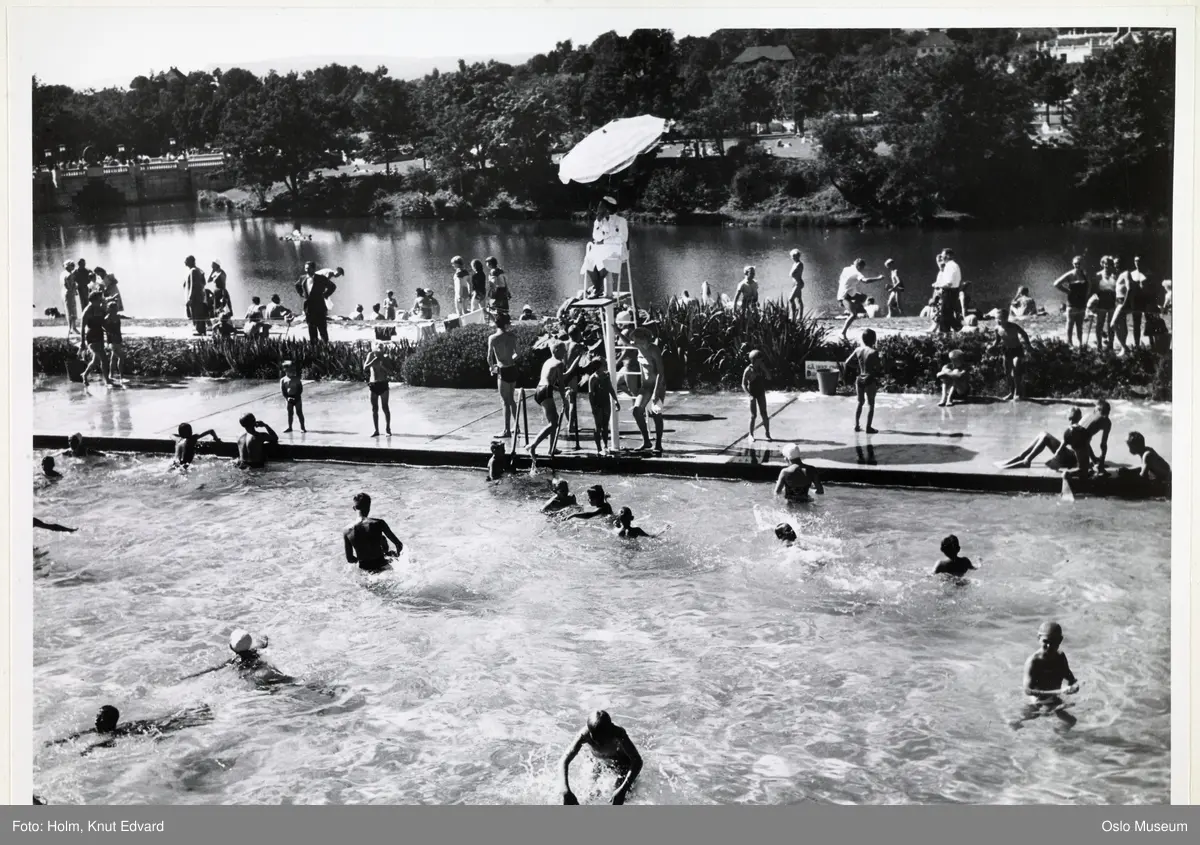 Frognerbadet. - Oslo Museum / DigitaltMuseum