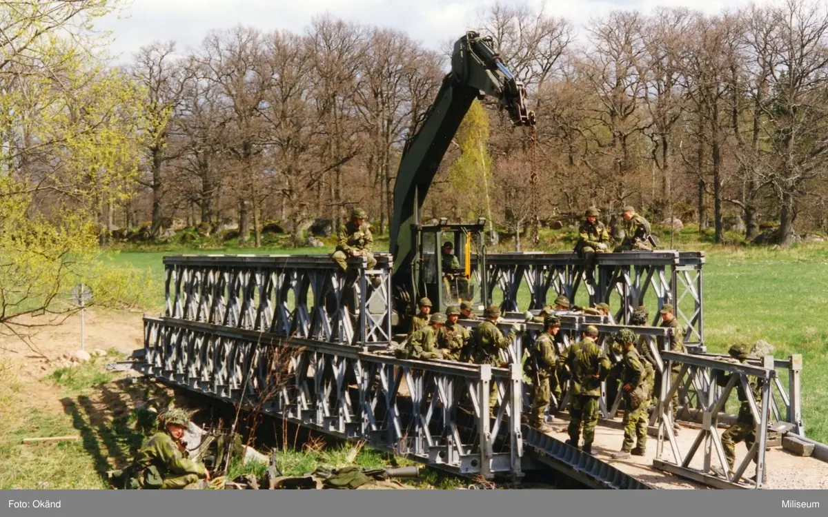 Balkbro 2 (BB 2) dubbel förstärkt, under konstruktion. - Miliseum ...