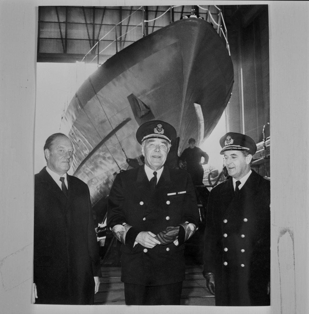 Repro av bilder på Prins Bertil o Söderman Sjösättningen torpedbåt ...