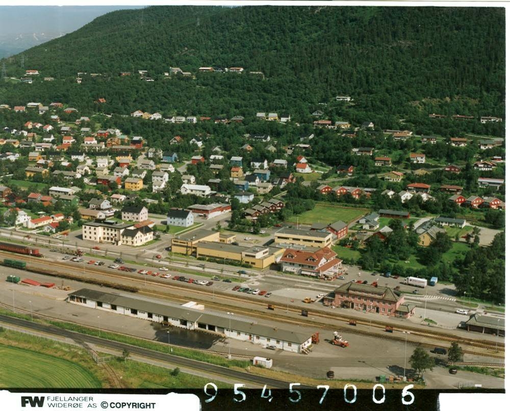 jernbane.kro,motell,skole og hotell. - Helgeland Museum / DigitaltMuseum