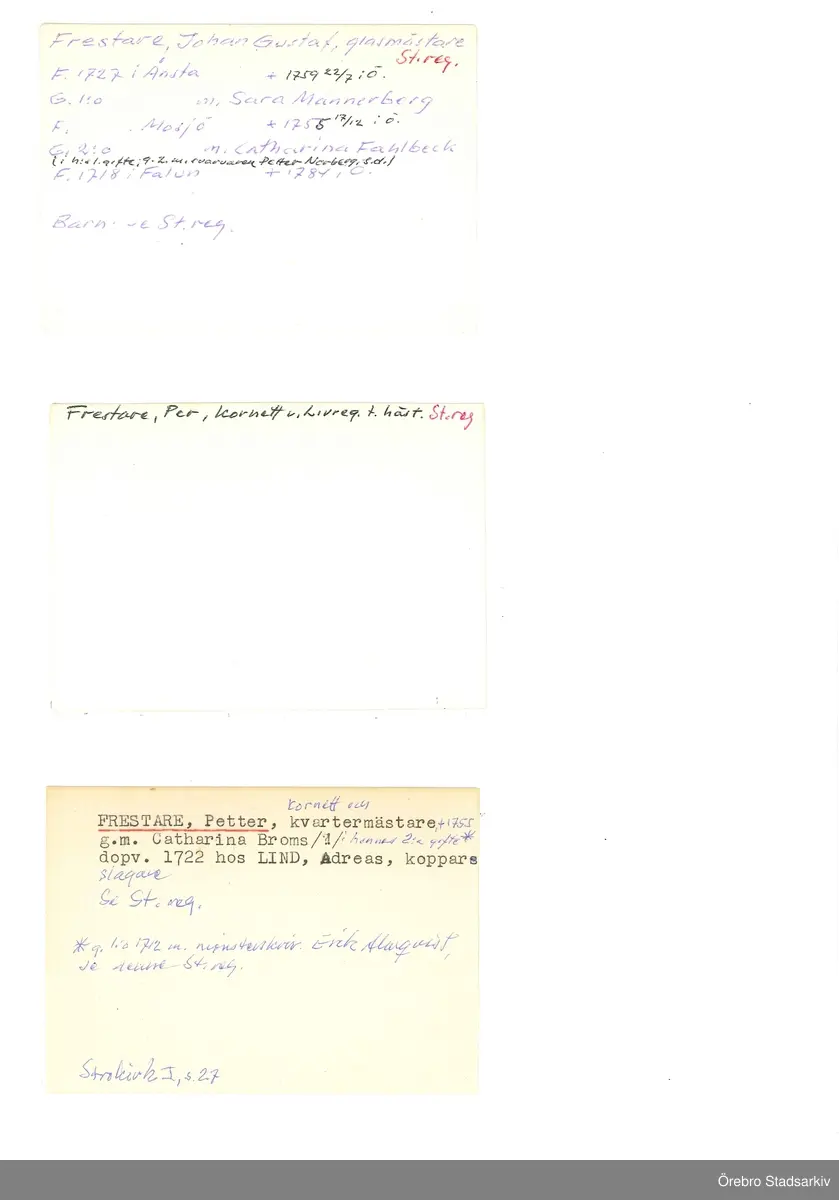 Dokument - Örebro stadsarkiv / DigitaltMuseum