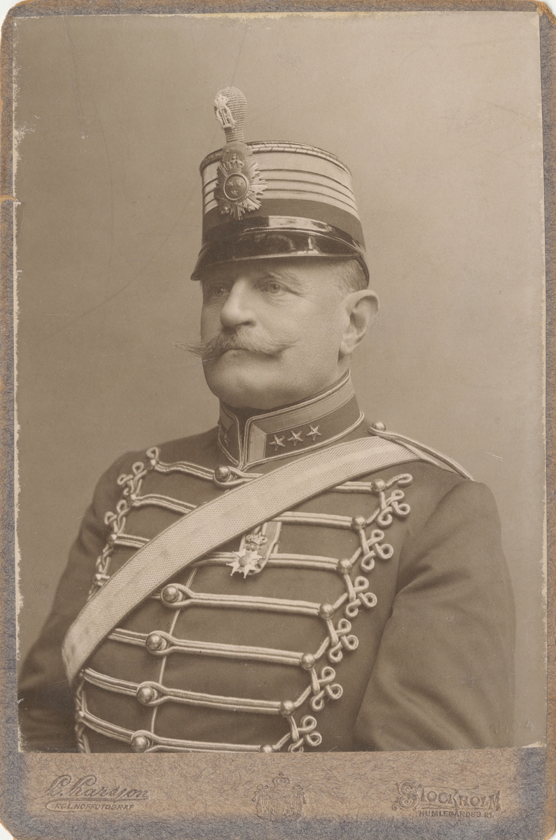 Porträtt av Fredrik Cassel, överste och chef för Smålands ...
