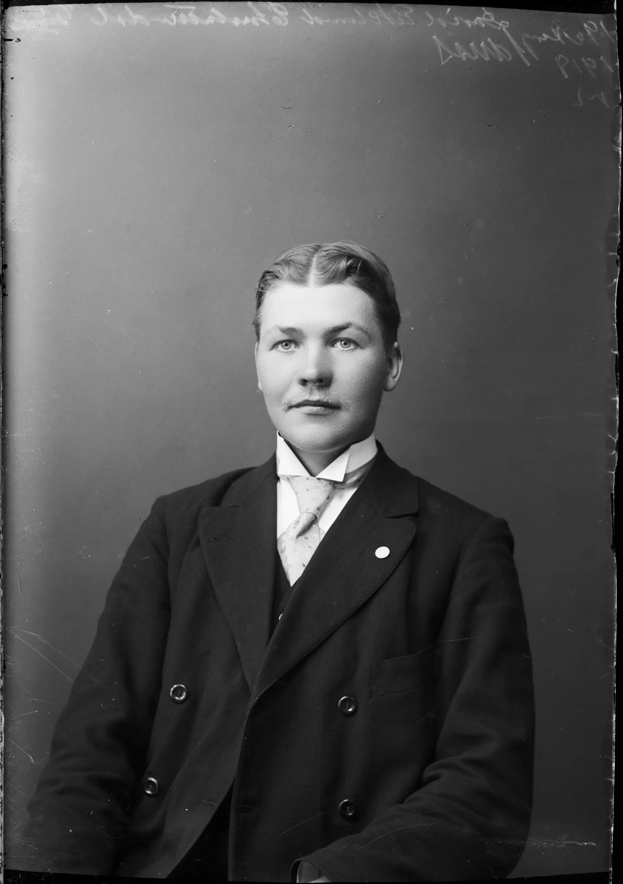 David Eklund från Charlottendal, Ekeby socken, Uppland 1918 ...