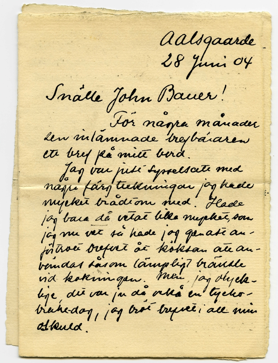 Brev - Jönköpings läns museum / DigitaltMuseum