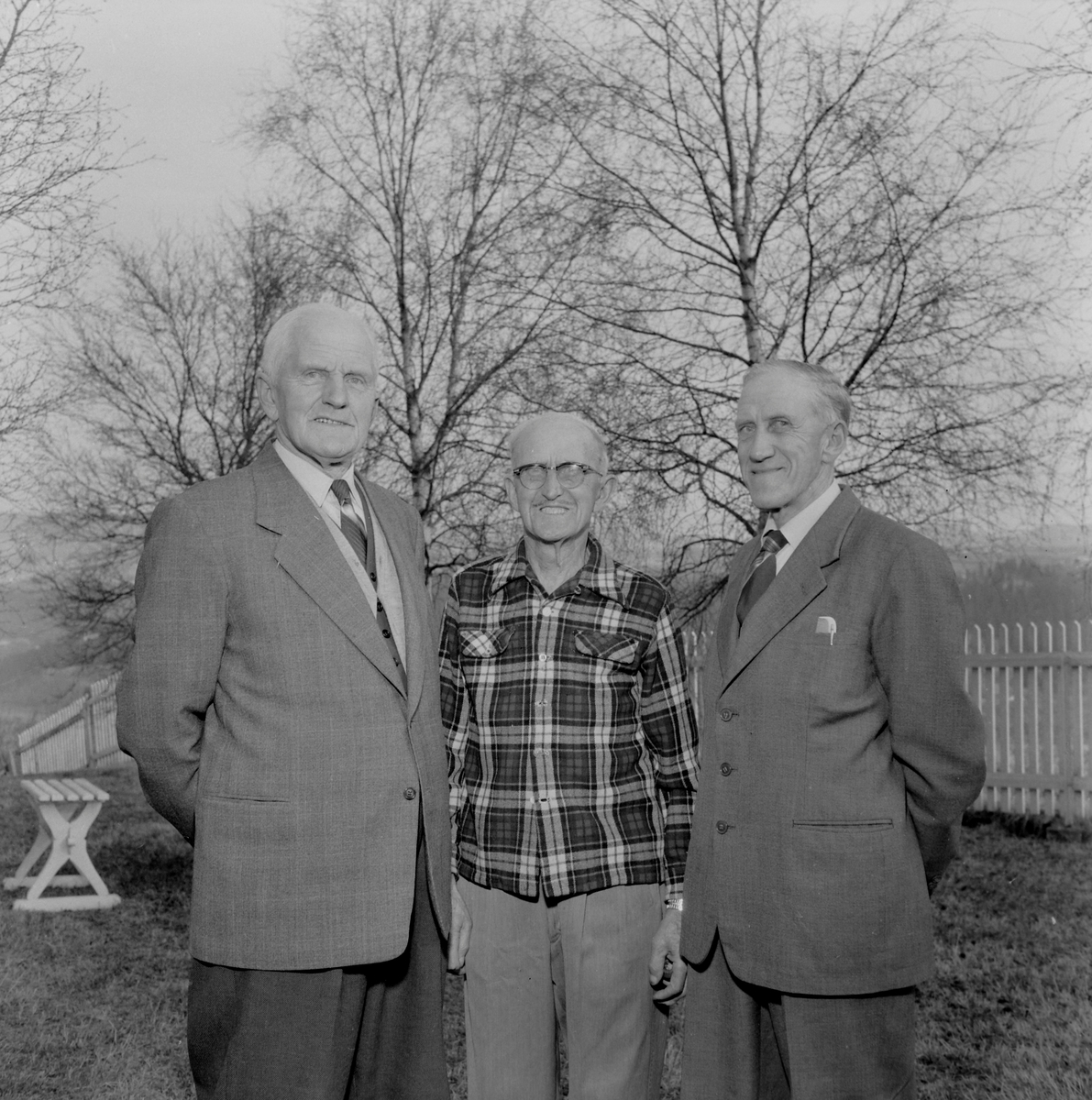 Norskamerikaner Thomas Wold (Bonesvoll) på besøk hos sine brødre etter ...