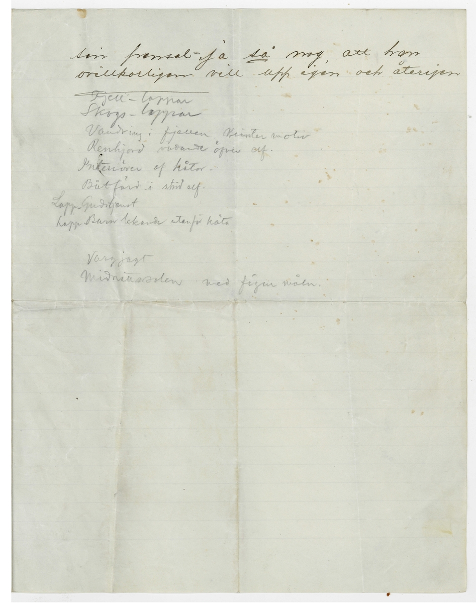 Brev - Jönköpings läns museum / DigitaltMuseum