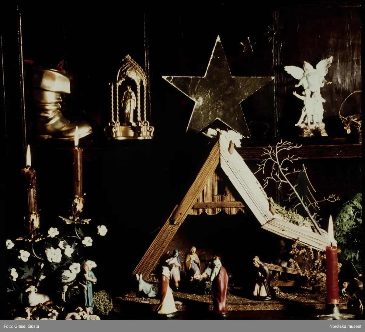 Julkrubba. - Nordiska museet / DigitaltMuseum