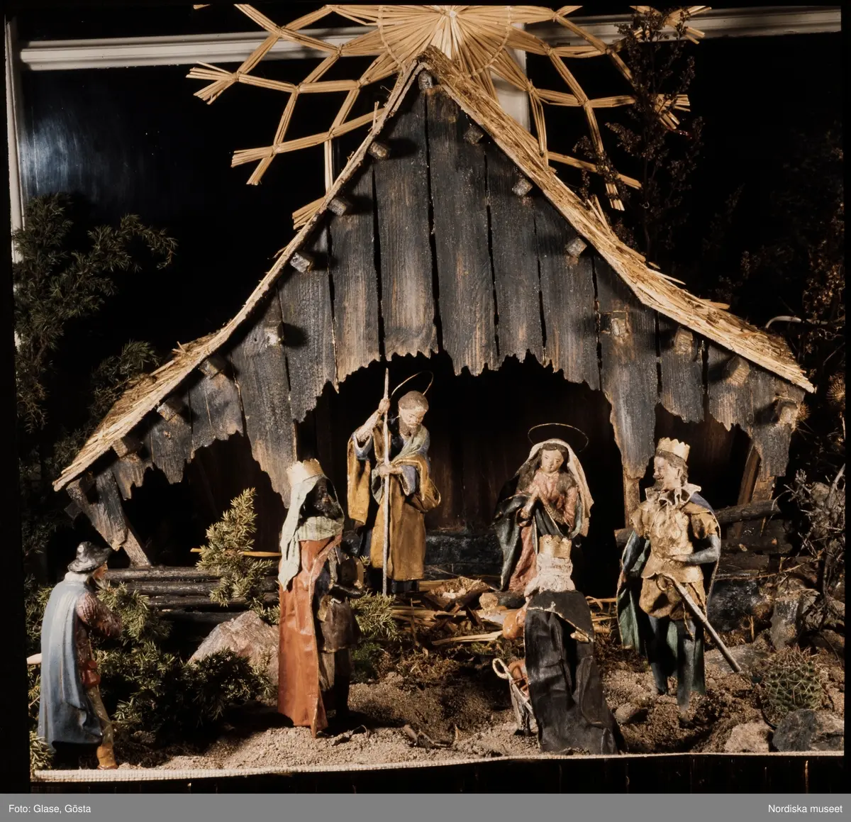 Julkrubba. - Nordiska museet / DigitaltMuseum