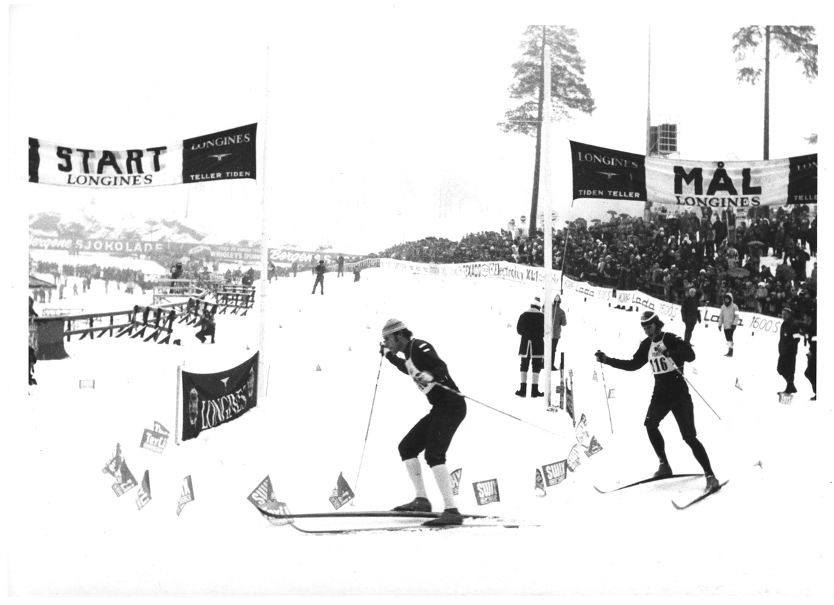 Kollen. Kollen's 50 km. Formo leder v. 25 km. m. Brå hakk i hel - DEXTRA Photo / DigitaltMuseum