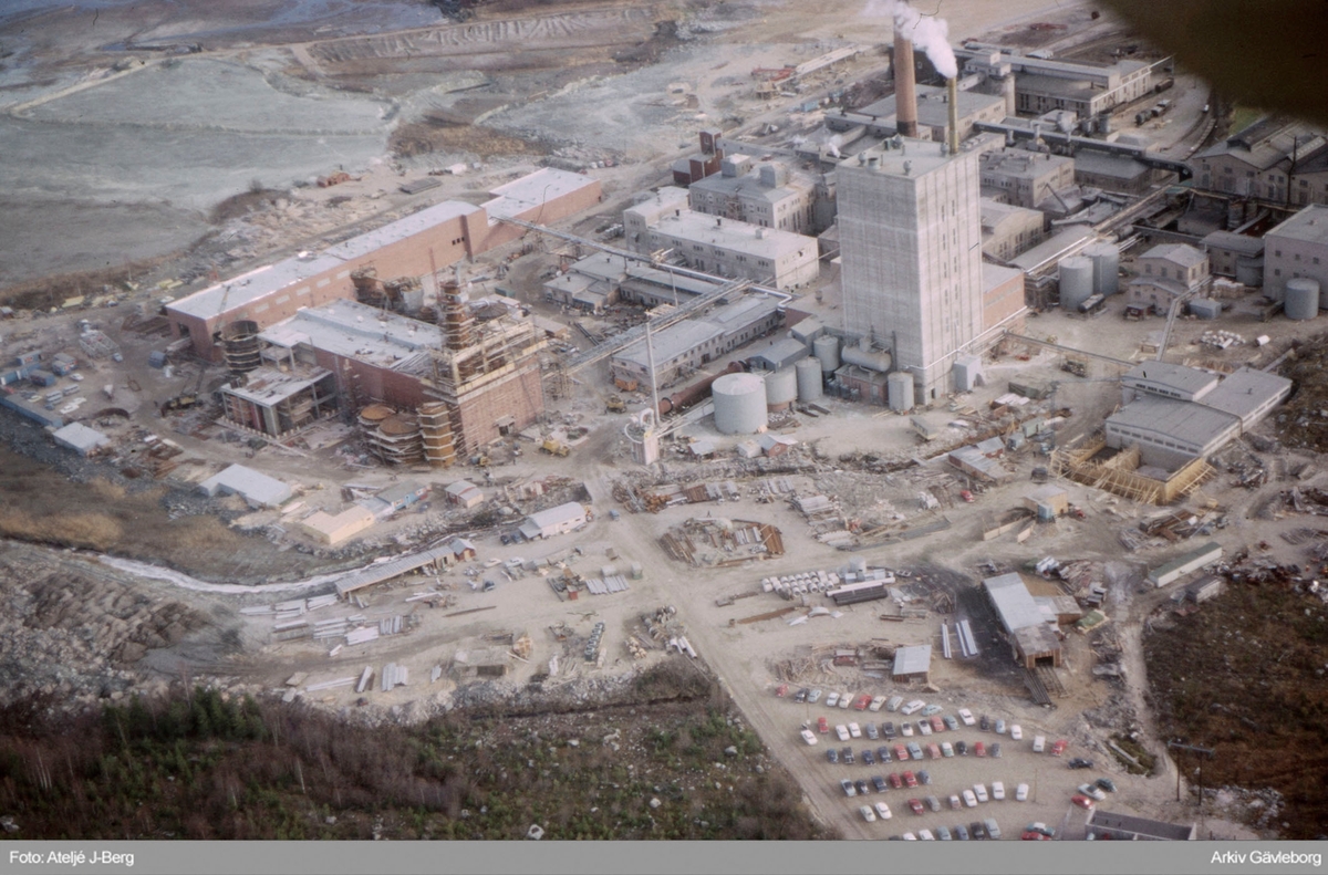 Flygbilder över Norrsundet, 1966. - Arkiv Gävleborg / DigitaltMuseum