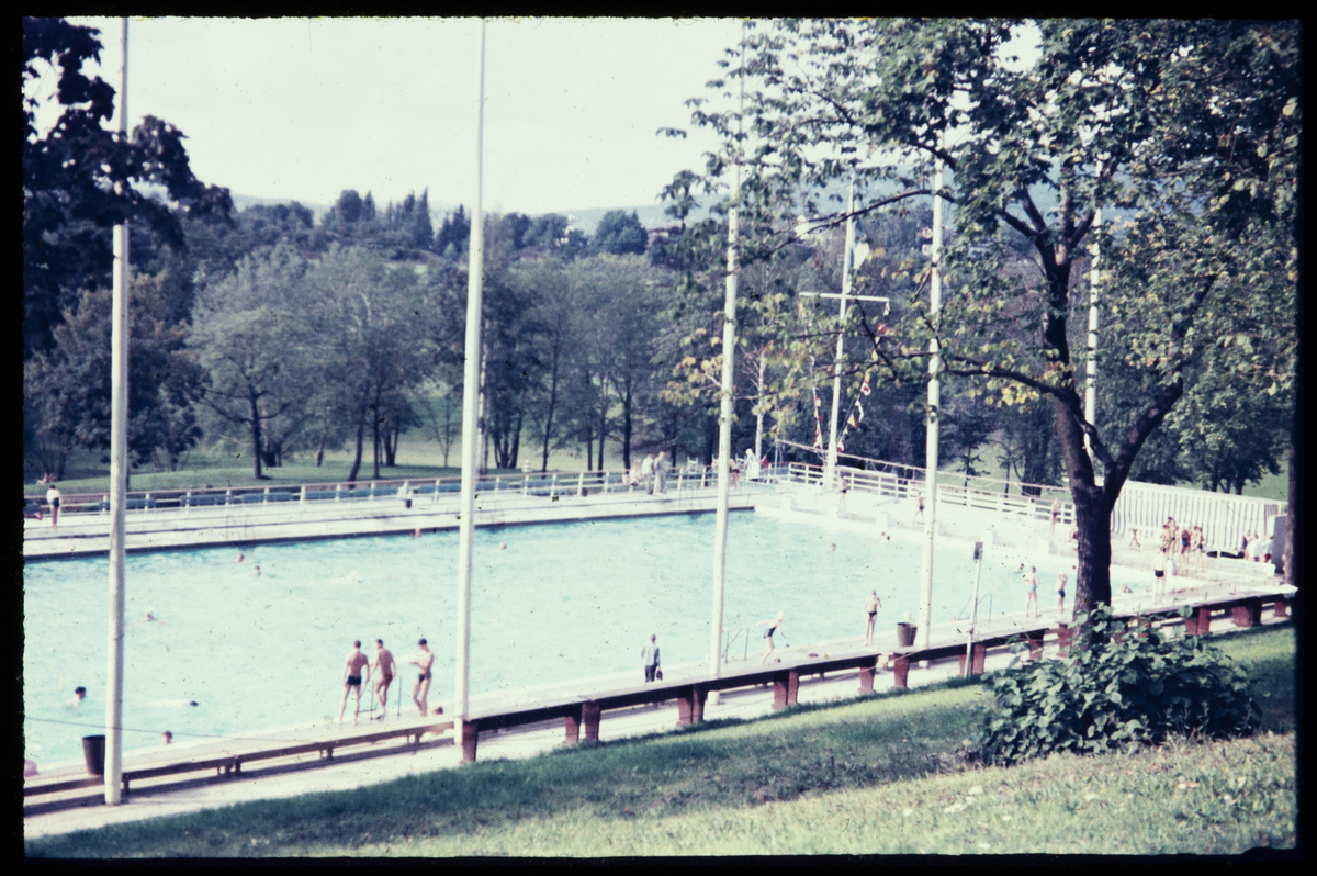 Oslo. Frognerbadet en sommerdag. - Maihaugen / DigitaltMuseum