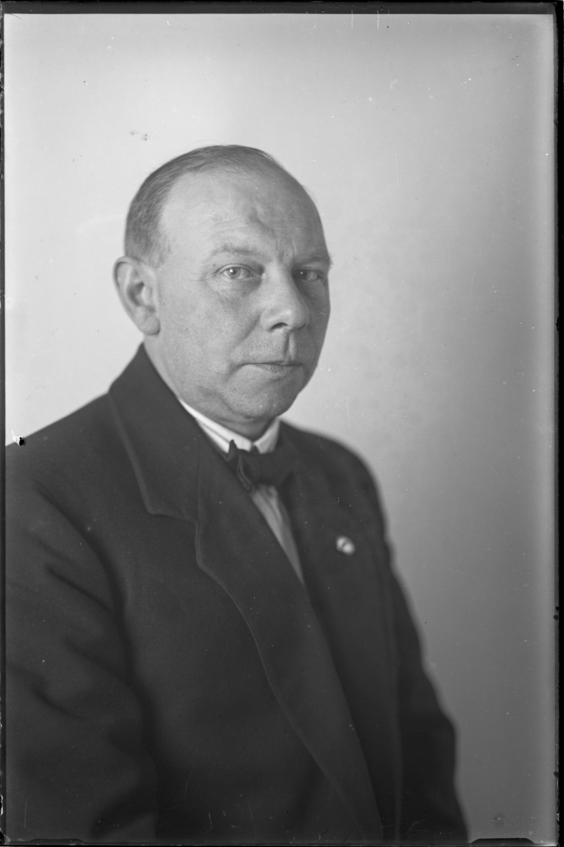 Portrett. Mann fotografert innendørs. - Norsk Industriarbeidermuseum ...