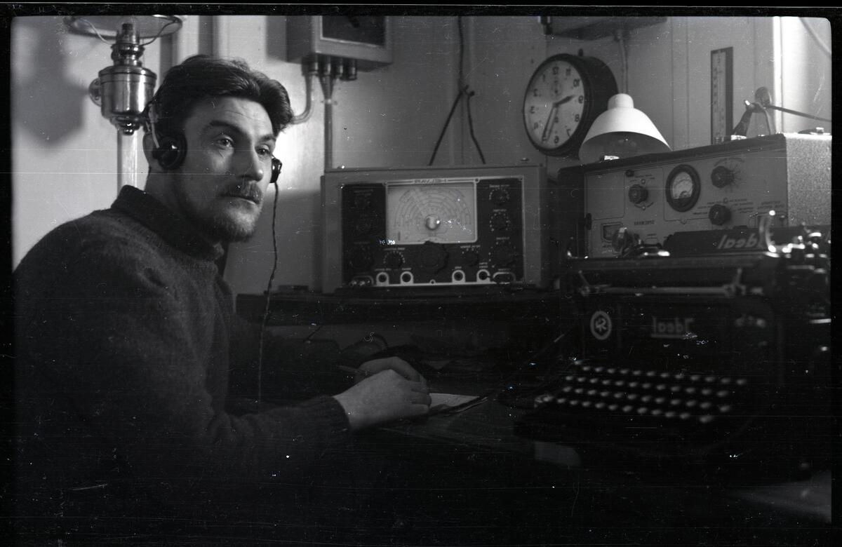 Bilde etter Abram I Gilbo, som var i Pyramiden i 1946-1948(oppbygging ...