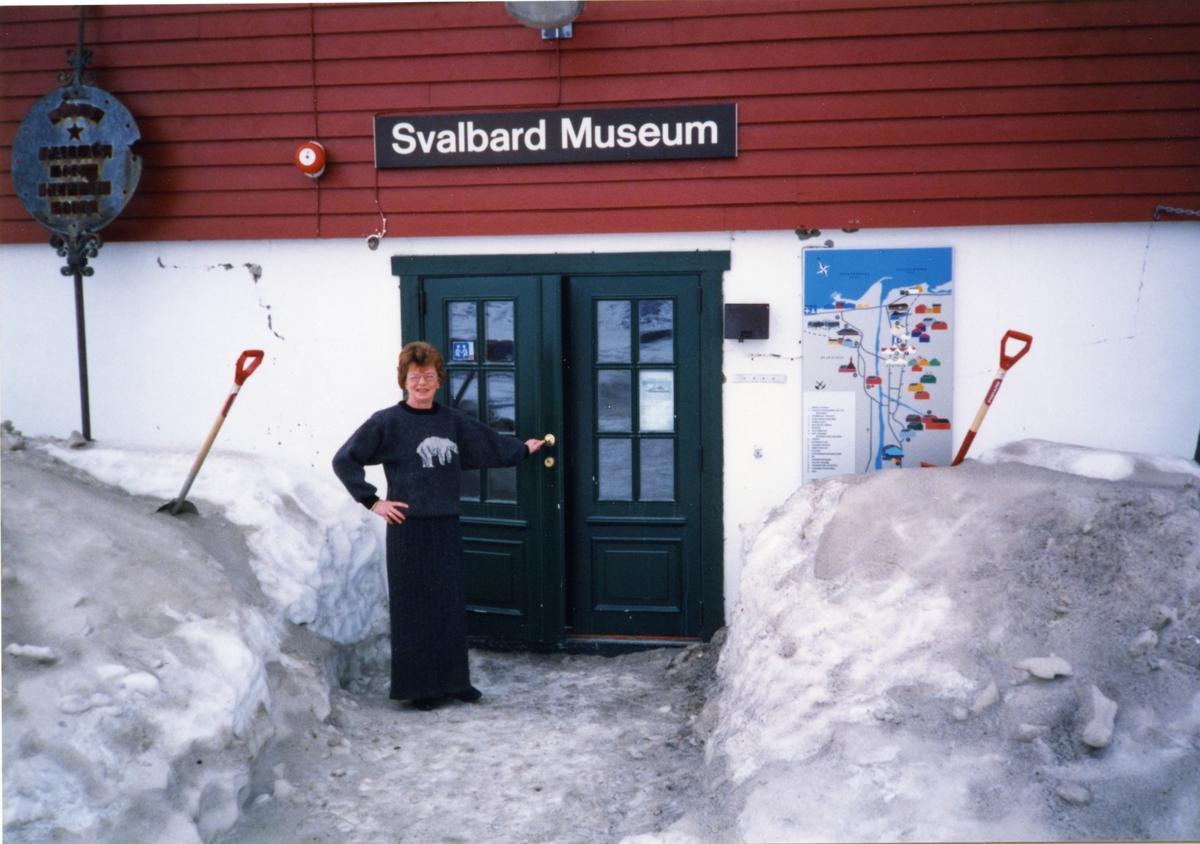 Fra Gammelmuseet, Svalbard Museum da det var lokalisert i grisefjøset i ...