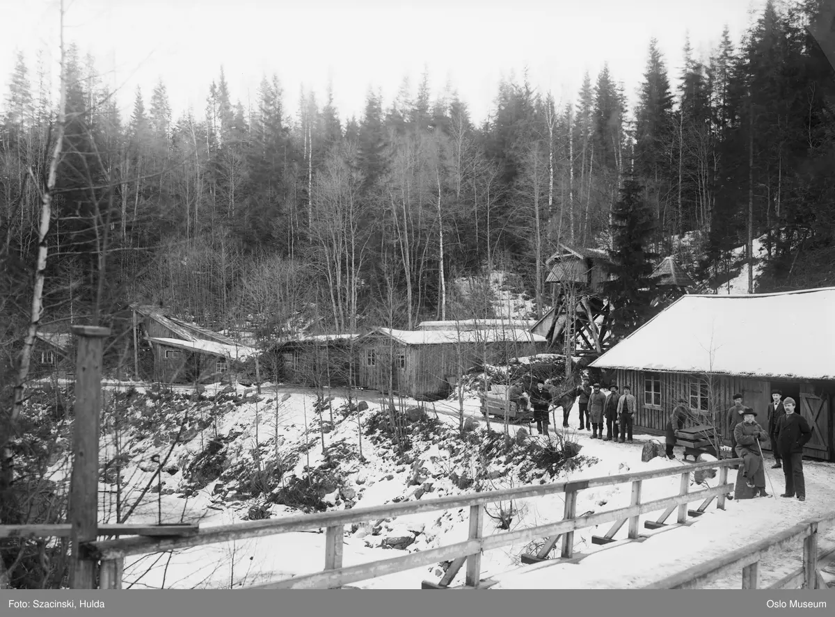 Kruttverket i Nittedal. - Oslo Museum / DigitaltMuseum