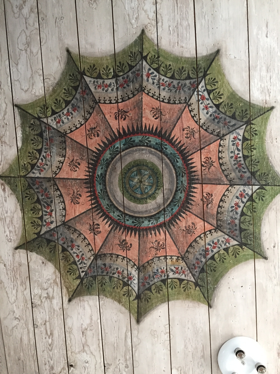 Takmålningar i privata bostäder i Boberg, Sunne. Konservator Cecilia ...