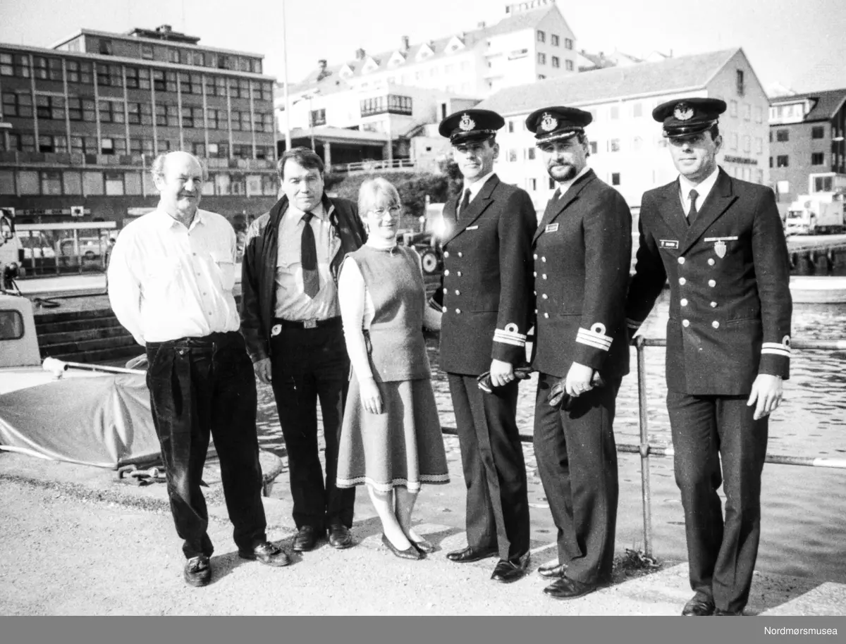 Representanter fra marinen her på befaring i Kristiansund som ledd i ...