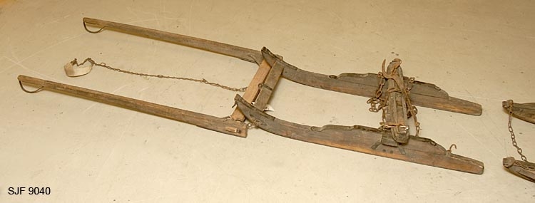 Slede - Anno Norsk skogmuseum / DigitaltMuseum