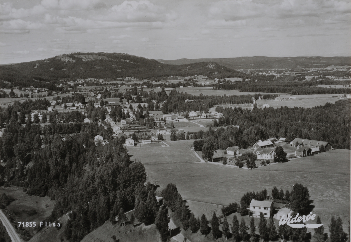 Flisa Sentrum. - Anno Domkirkeodden / DigitaltMuseum