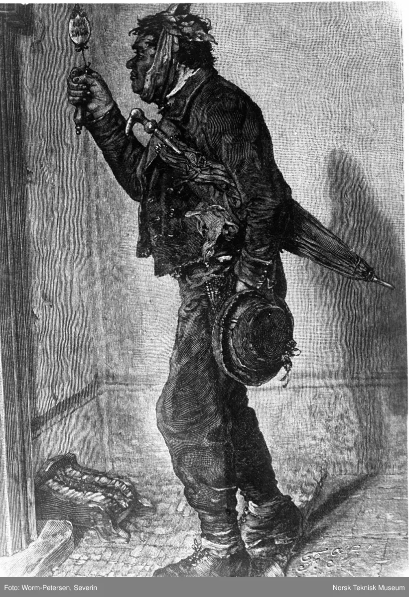 Tegning av mann med tannpine, på vei til tannlege - Norsk Teknisk ...