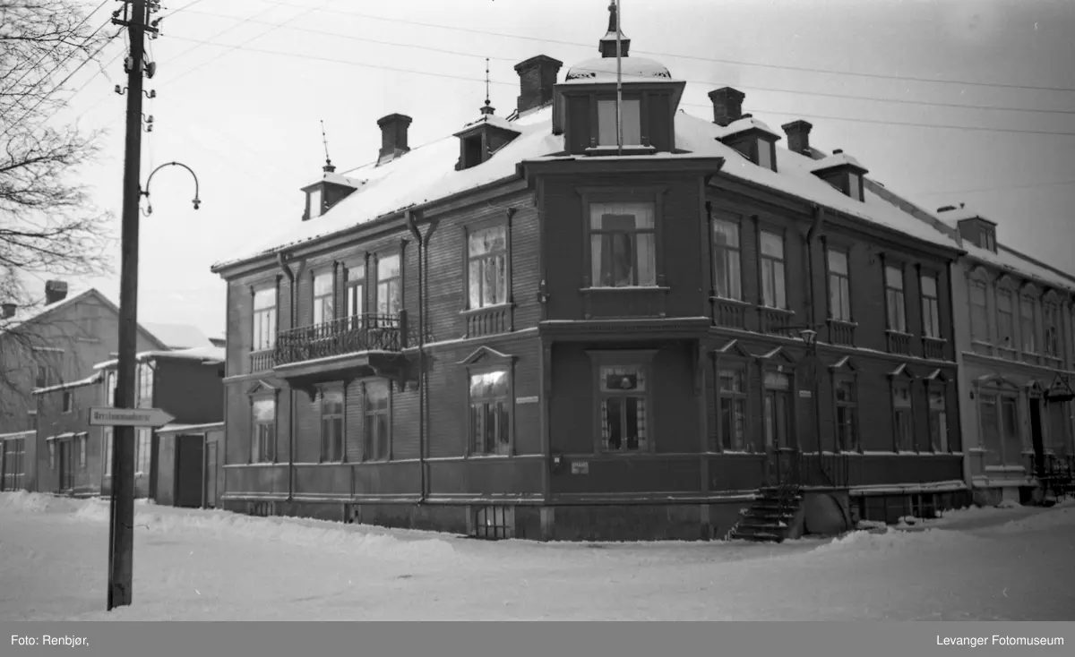 Kaffestova i Jernbanegata. - Levanger Fotomuseum / DigitaltMuseum