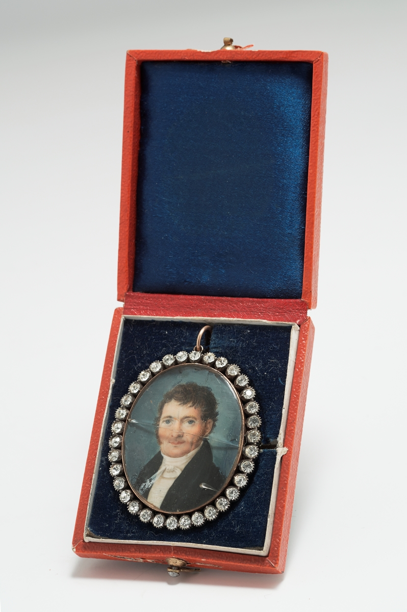 portrett av Thor Olsen [miniatyr] - Oslo Museum / DigitaltMuseum