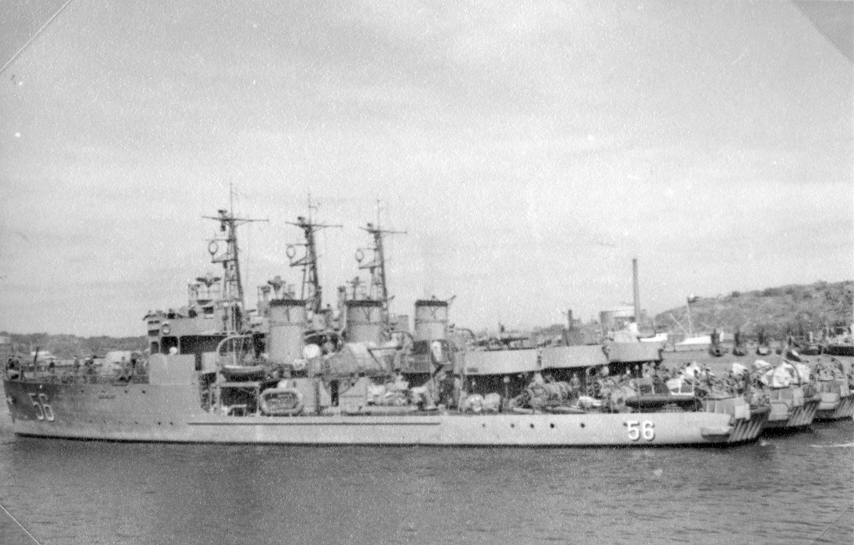 Minsvepare av Arholma klass, längst fram nr56 är Holmön - Marinmuseum ...