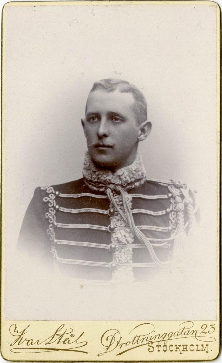 Porträtt av Otto Malte Fredrik Ramel, löjtnant vid Skånska ...