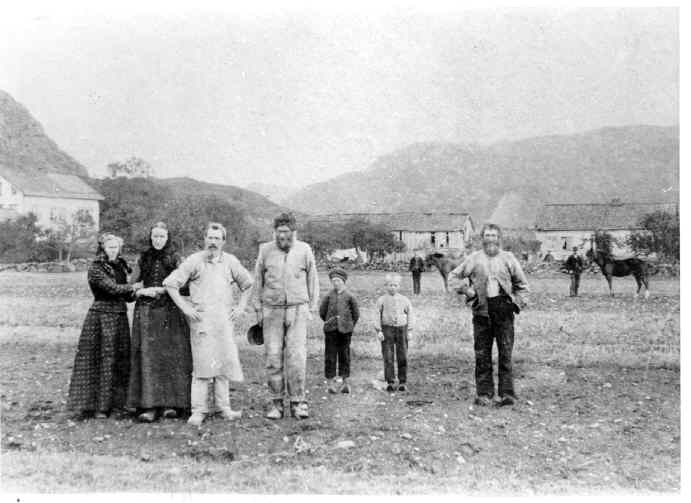 Rekefjord. Mørkedal. ca.1900. - Dalane Folkemuseum / DigitaltMuseum