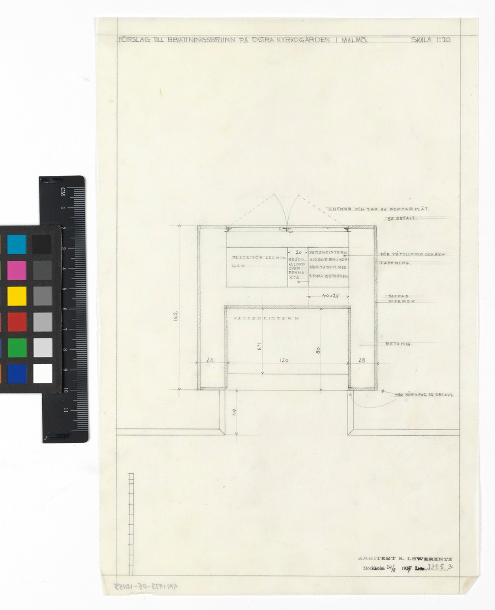 Ritning - ArkDes / DigitaltMuseum