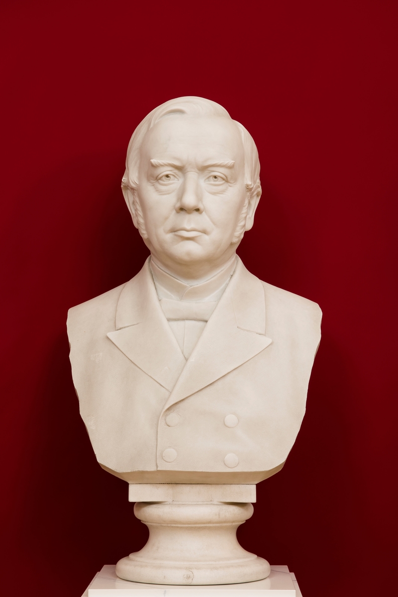 Emil Stang [Byste] - Stortingets kunstsamling / DigitaltMuseum