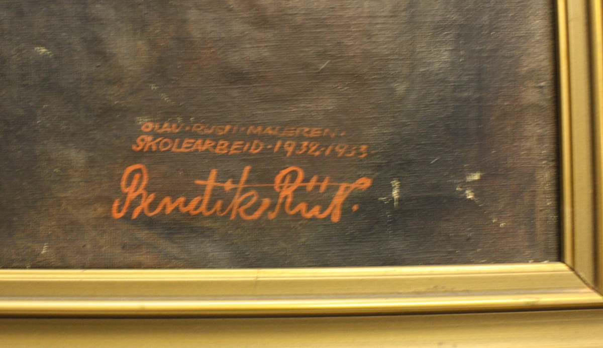 Olav Rusti [Oljemaleri] - Fredrikstad kommunes kunstsamling ...