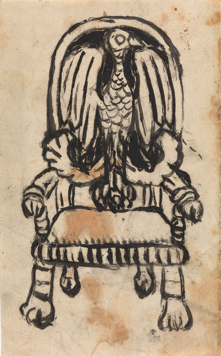 Stol, utkast [Tegning] - Nasjonalmuseet, billedkunstsamlingene ...