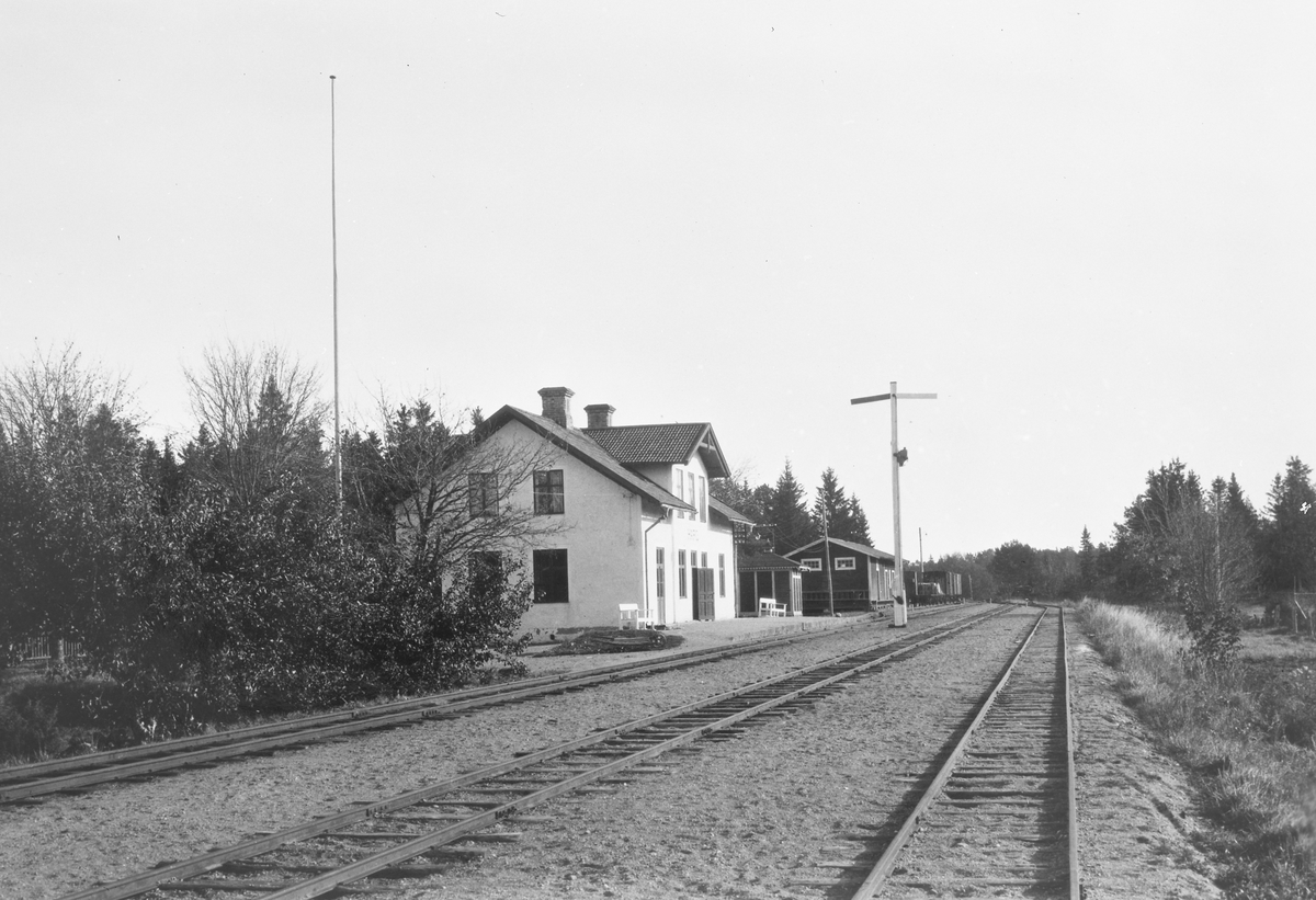 Harg järnvägsstation. - Järnvägsmuseet / DigitaltMuseum