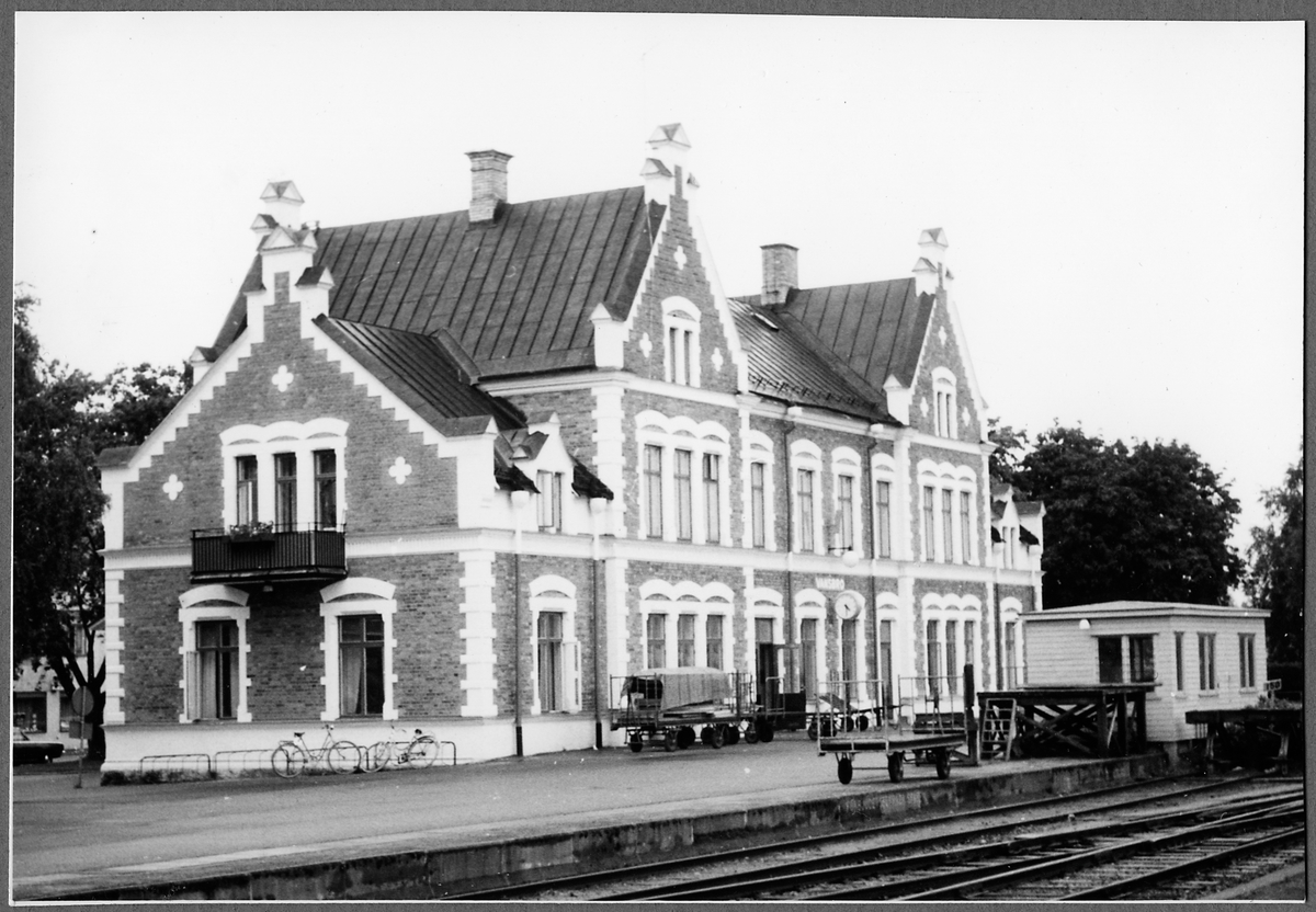 Vansbro station. - Järnvägsmuseet / DigitaltMuseum