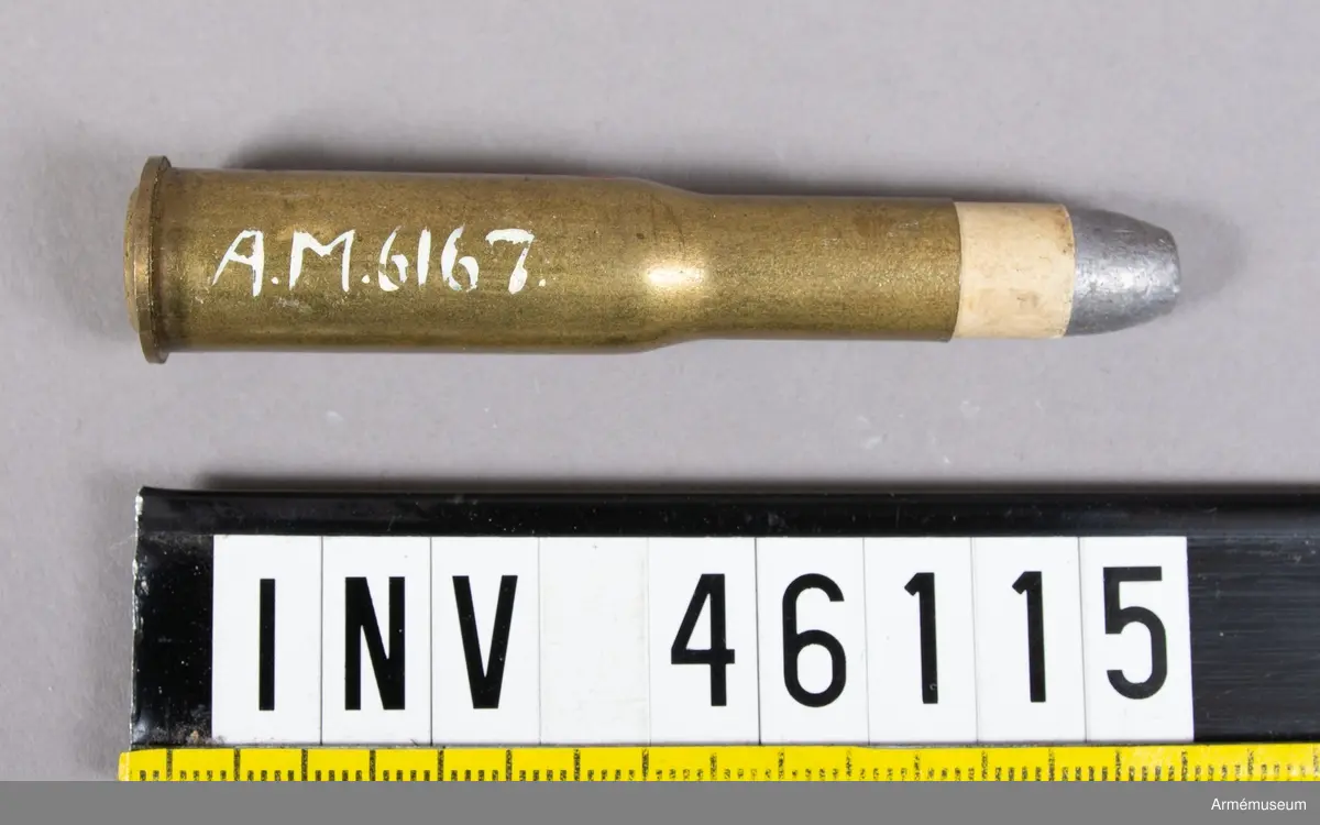 10,15 mm patron - Armémuseum / DigitaltMuseum