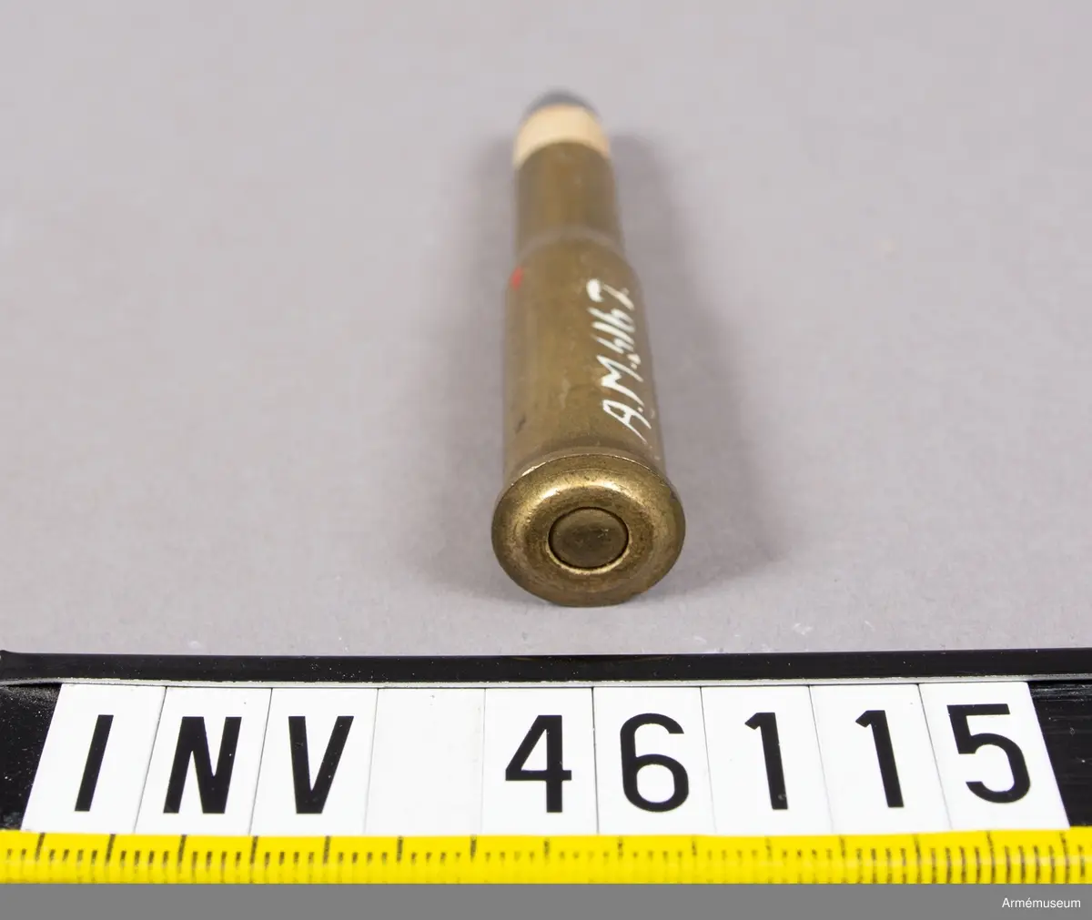 10,15 mm patron - Armémuseum / DigitaltMuseum