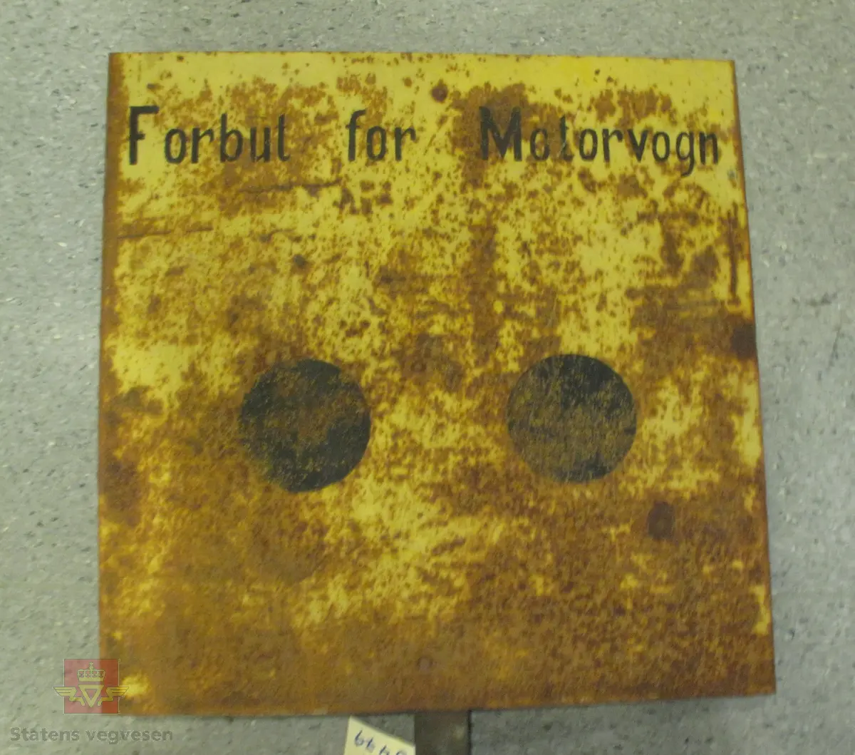 Skilt - Norsk vegmuseum / DigitaltMuseum