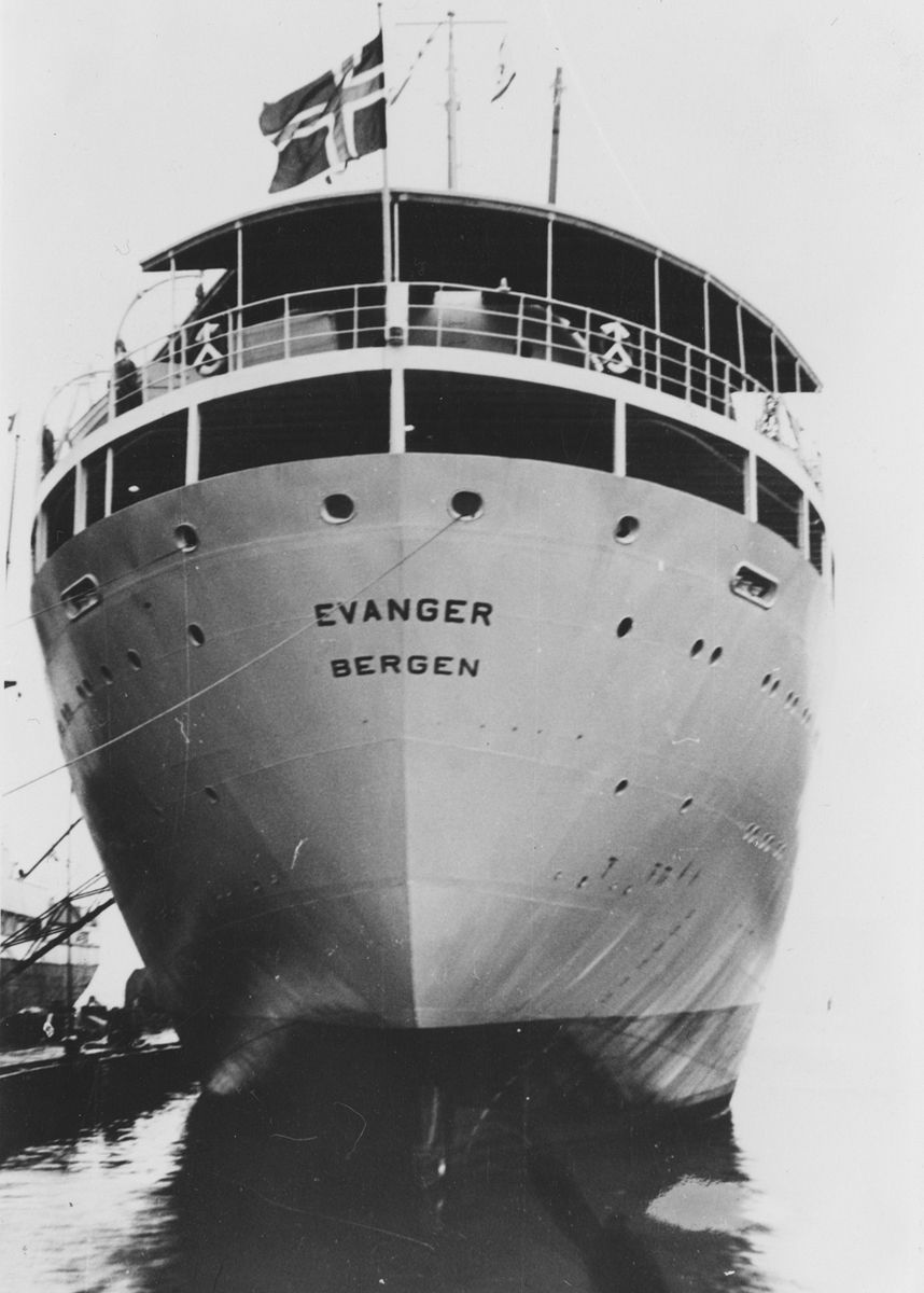 MS EVANGER (bygget 1955) - Bergens Sjøfartsmuseum / DigitaltMuseum
